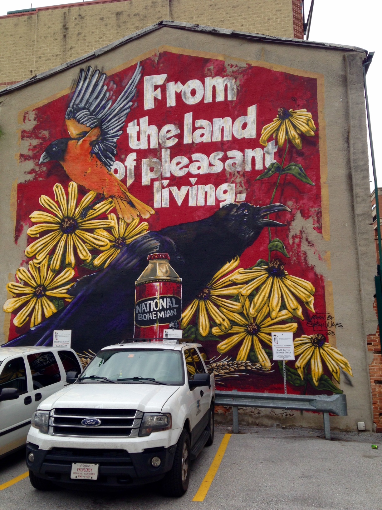 From the land of pleasant living – Baltimore Street Art